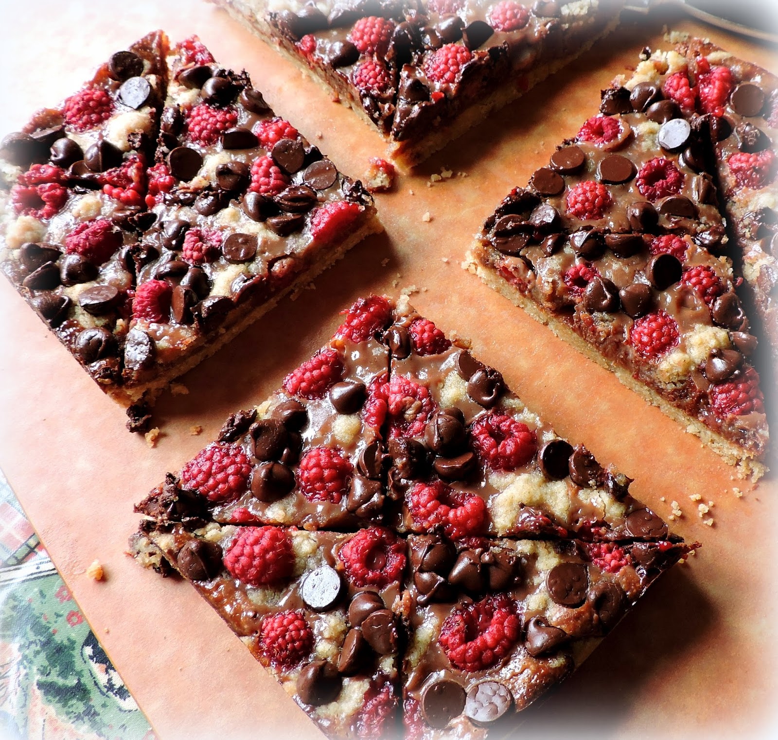 Chocolate Raspberry Pie Bars | The English Kitchen