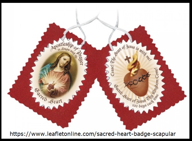 Connecticut Catholic Corner: Scapular of the Sacred Heart