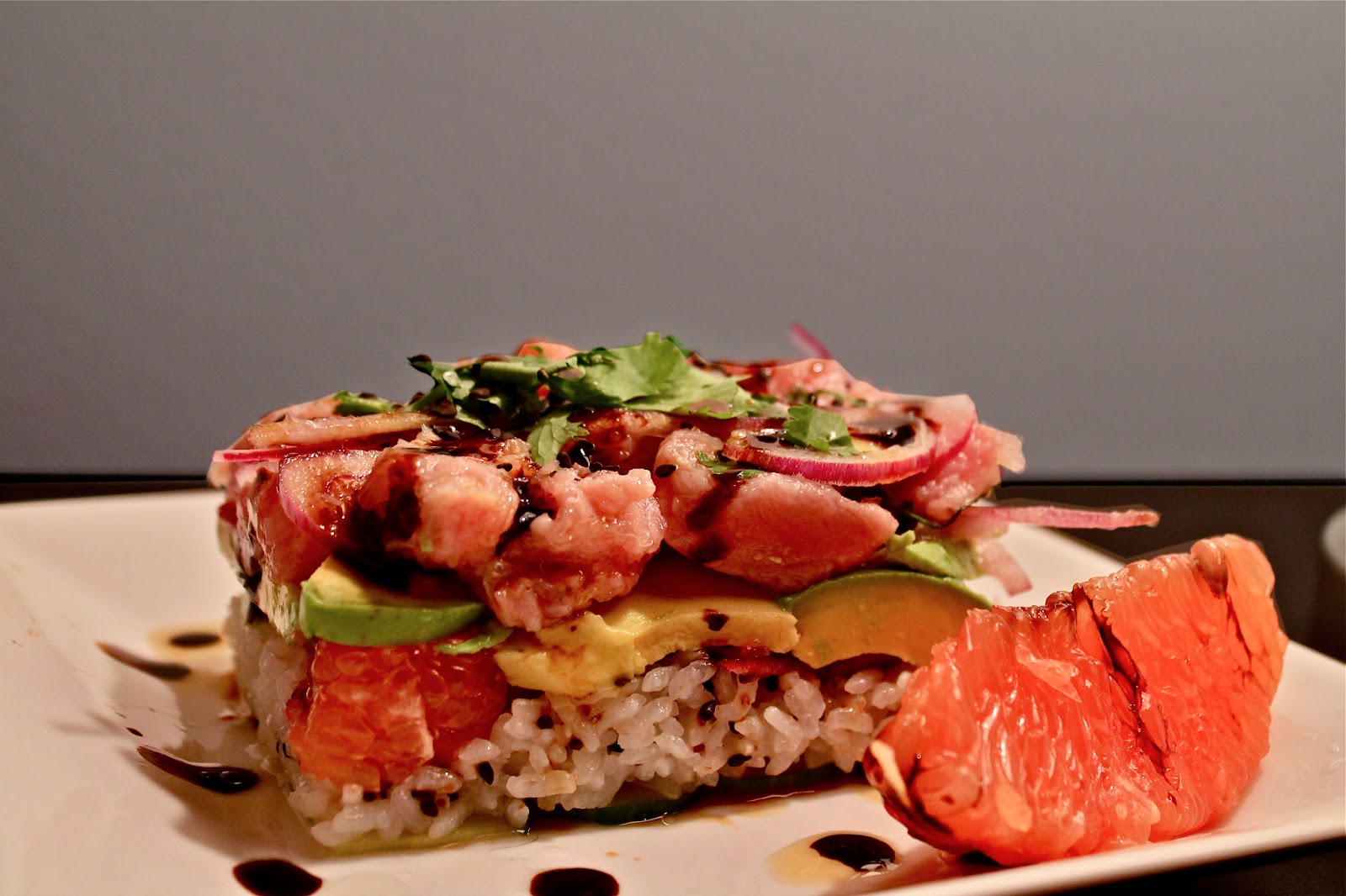 In Love At First Bite: Sushi Ceviche: Fusion style!