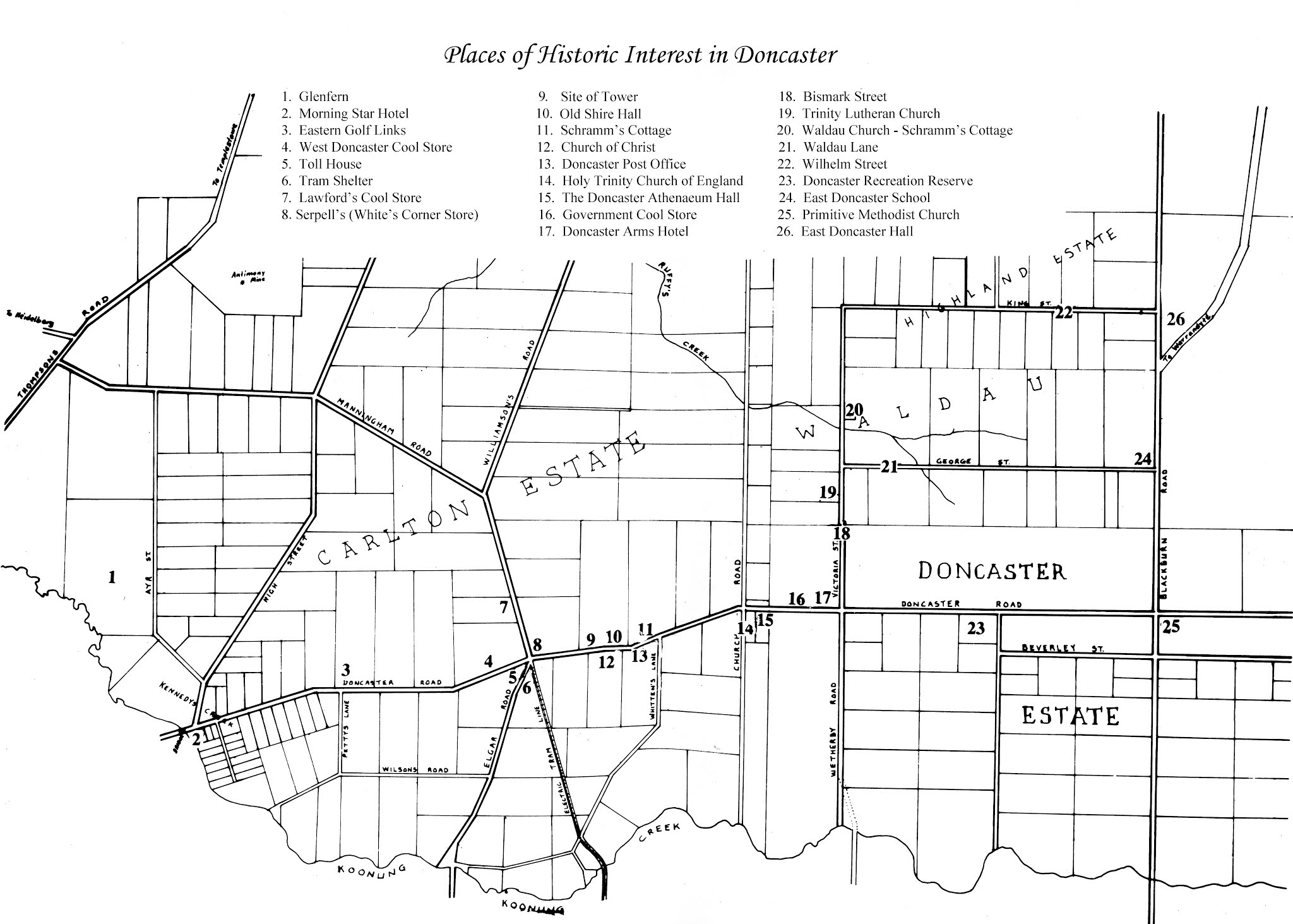 Doncaster Templestowe Historical Society: Doncaster - A Short History ...
