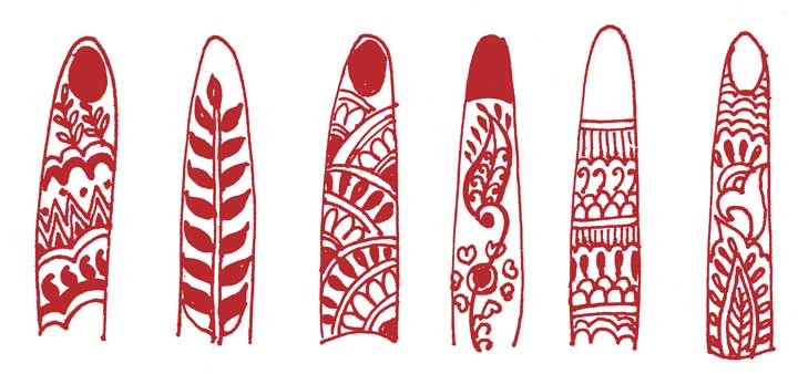 CLIP ARTS AND IMAGES OF INDIA: Mehandhi ( Marudhani )