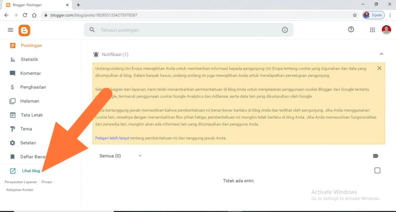 Tutorial Membuat Blogger Tutorial Membuat Blogger - Udin Blog