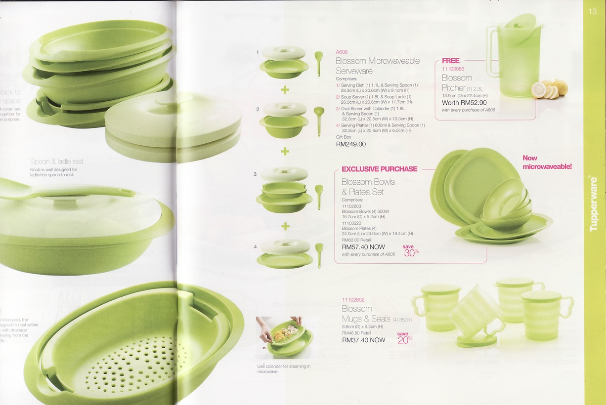 ::Tupperware Collections::: Tupperware Blossom Collection! The Secret ...