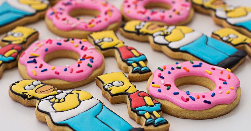 Fiesta de los Simpsons | Postreadicción: Cursos de pastelería, galletas ...