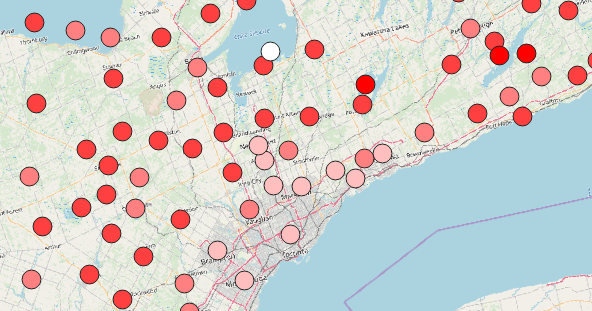 Unusual Maps: Canadian Gas Stations