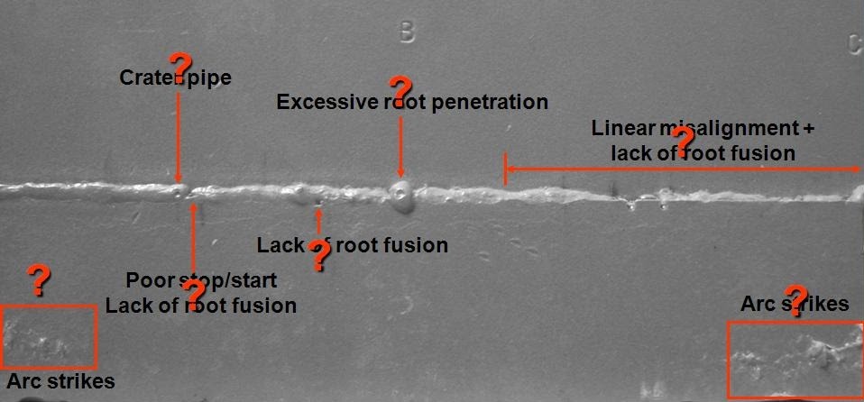 CSWIP Welding Defects Images