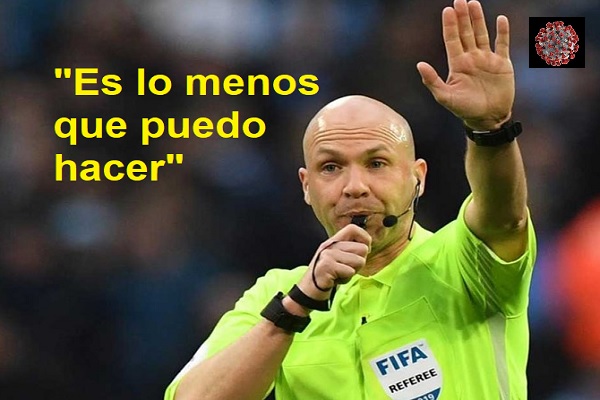 Árbitro Anthony Taylor, voluntario contra el COVID-19 - Noticias y ...