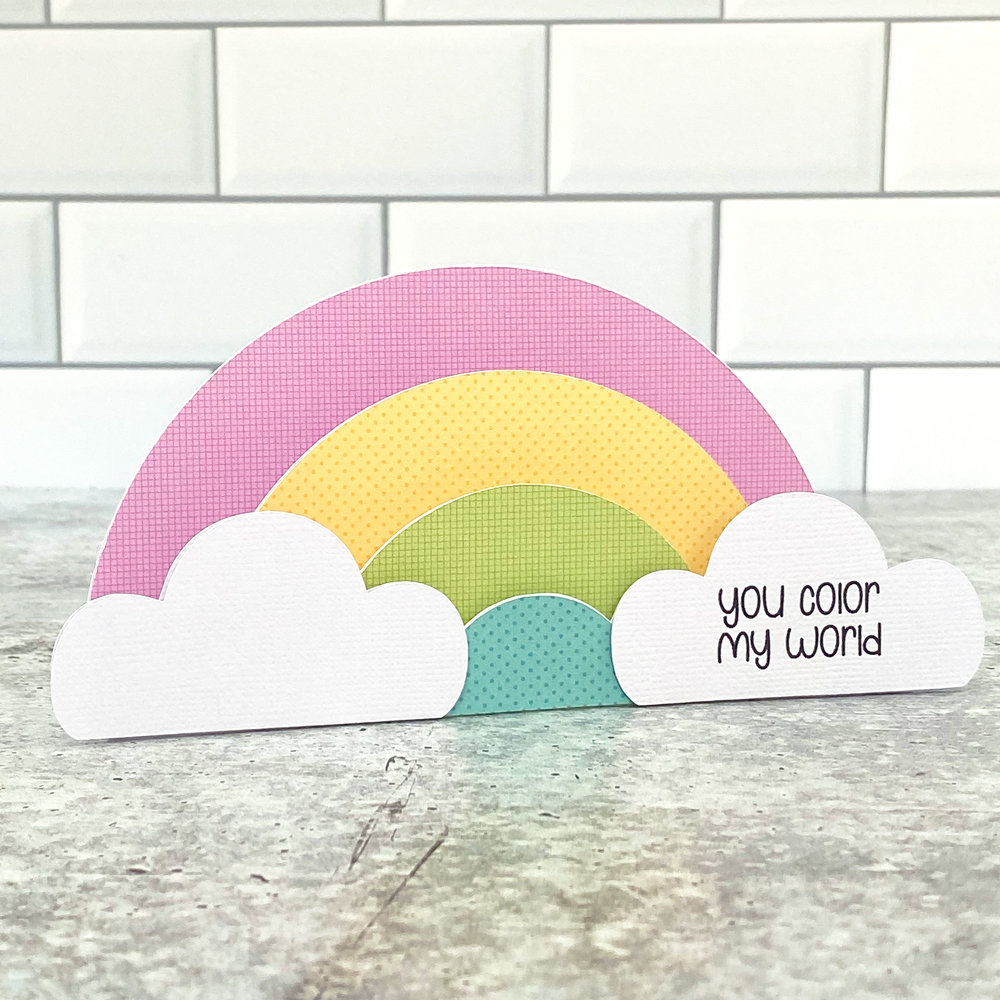 My Happy Place: Lori Whitlock | Rainbow Box Card