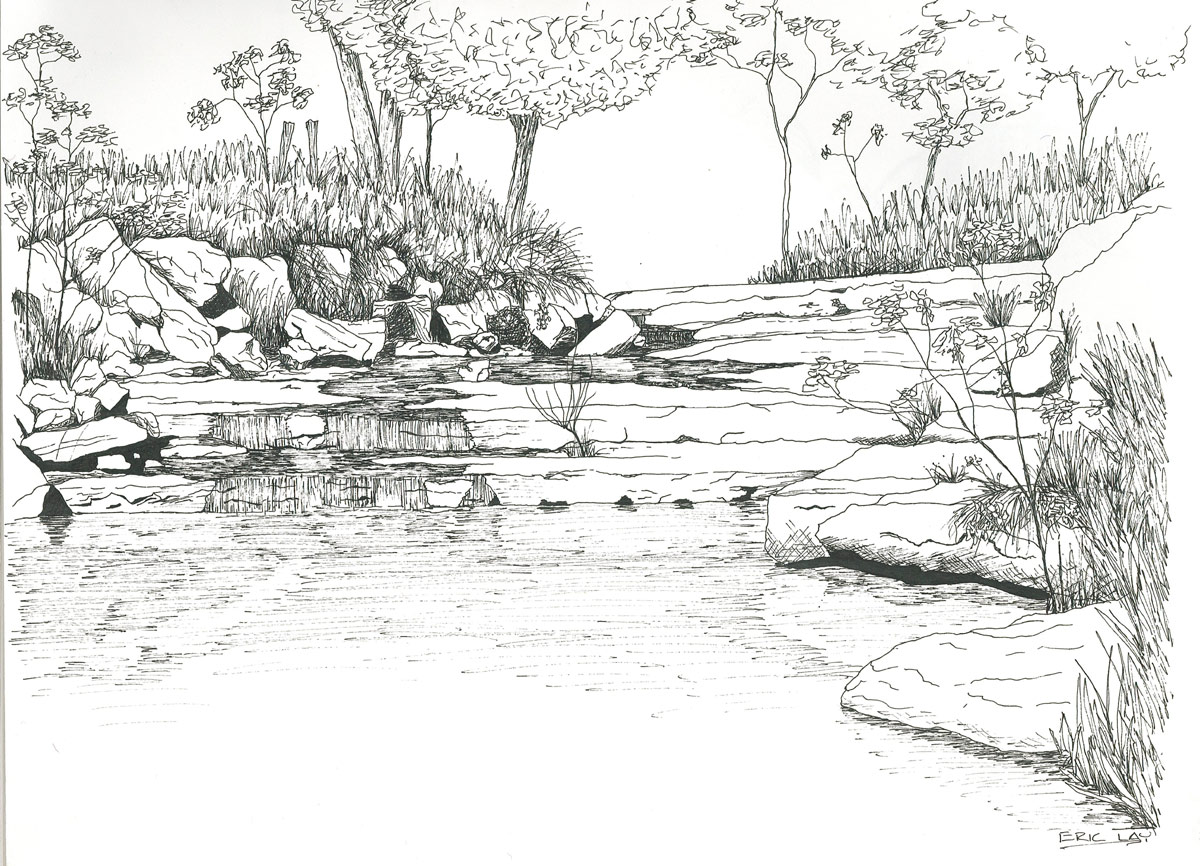 River Landscape Coloring Pages Sketch Coloring Page