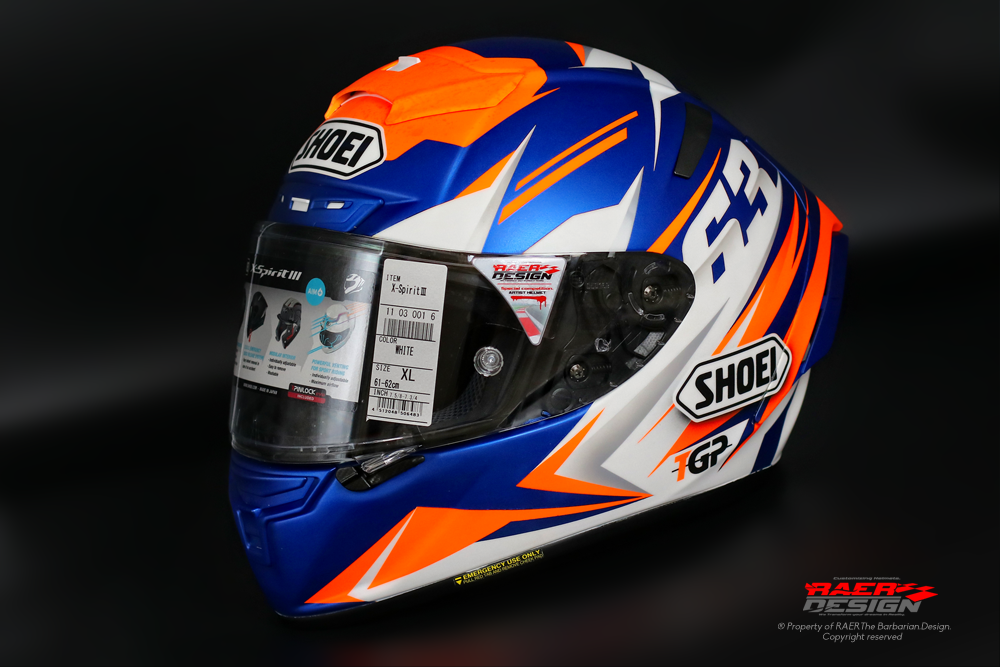 Racing Helmets Garage: Shoei X-Spirit III "TGP" 2020 by RAER Design