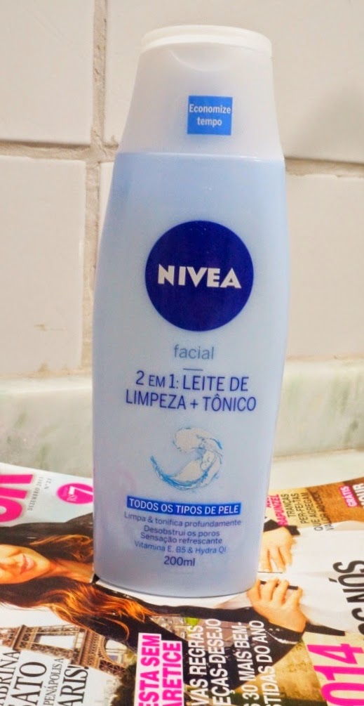 Review: 2 em 1: Leite de limpeza + Tônico Nivea! - Bárbara Tany