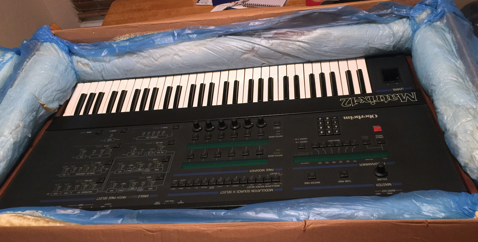 MATRIXSYNTH: Vintage Oberheim Matrix-12 Analog Synthesizer SN P60301