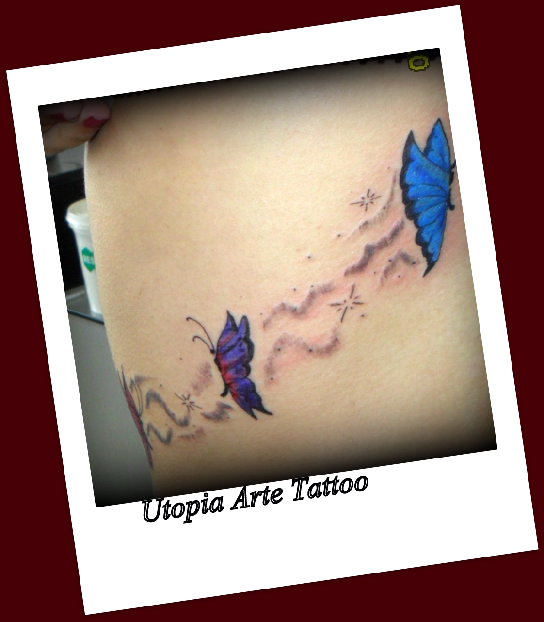 Utopia Tattoo | Tatuagem Borboletinhas ~ Utopia Arte Tattoo