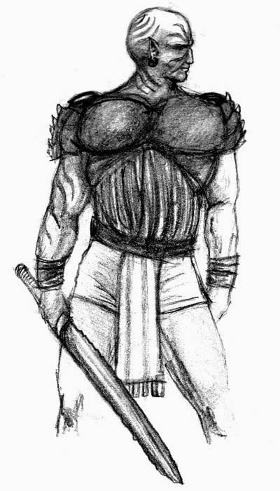 Athasian Mul Gladiator