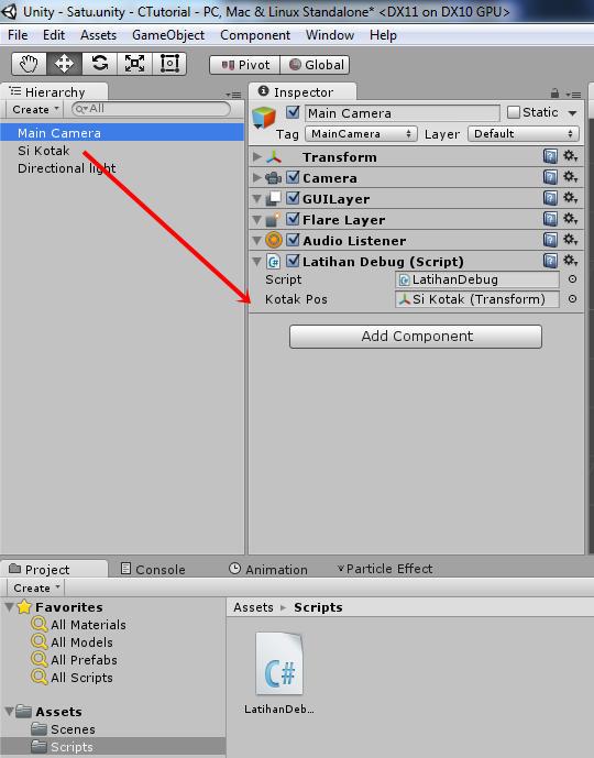 Unity C Tutorial Indonesia Basic 14 Debug Unity C Tutorial Indonesia