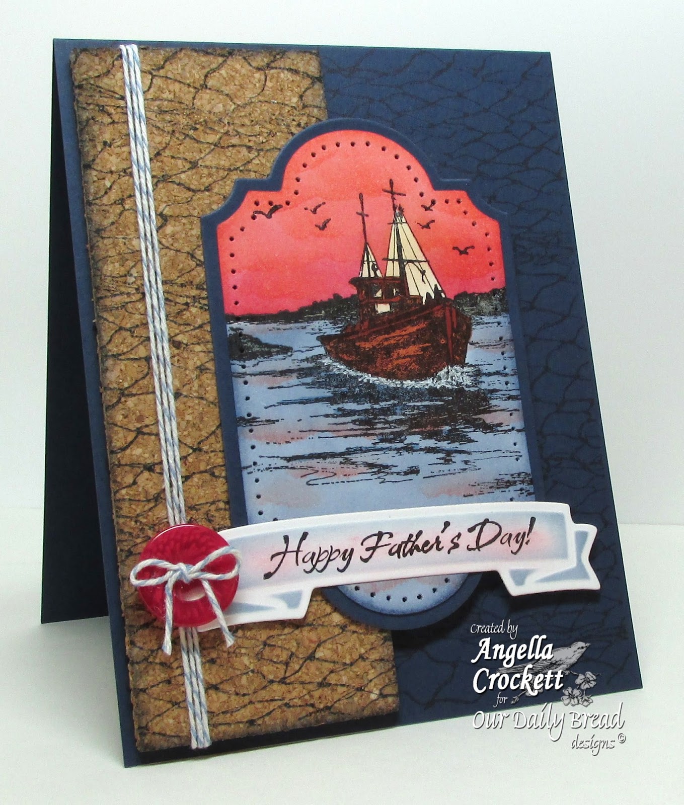 Body, Mind, Spirit, and STAMPS!: Father's Day Fishing Boat
