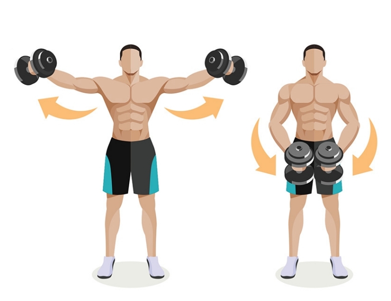 Side Deltoid Raise..HYSOMETRIC GIANT Set example