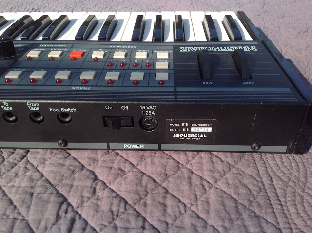 MATRIXSYNTH: Sequential Circuits Multitrak 6 Voice Polyphonic Analogue Synth SN 00778