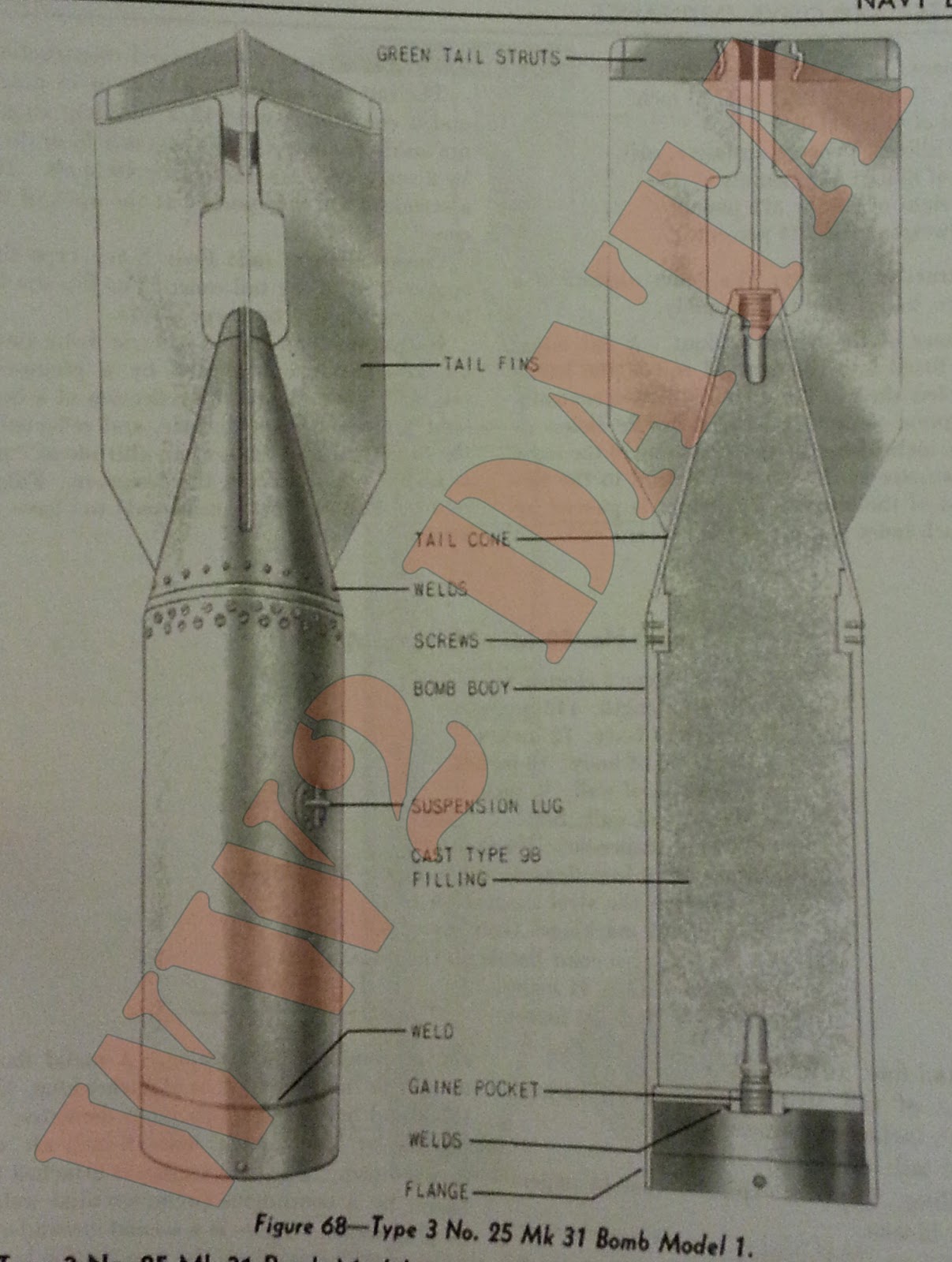 WW2 Equipment Data: Imperial Japanese Navy Explosives - Bombs (Part 6)
