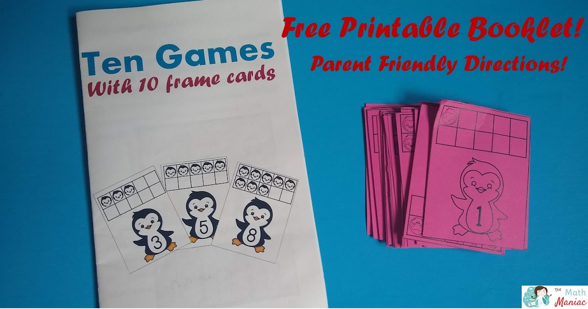 The Elementary Math Maniac: Ten Games to Play with 10 Frame Playing ...
