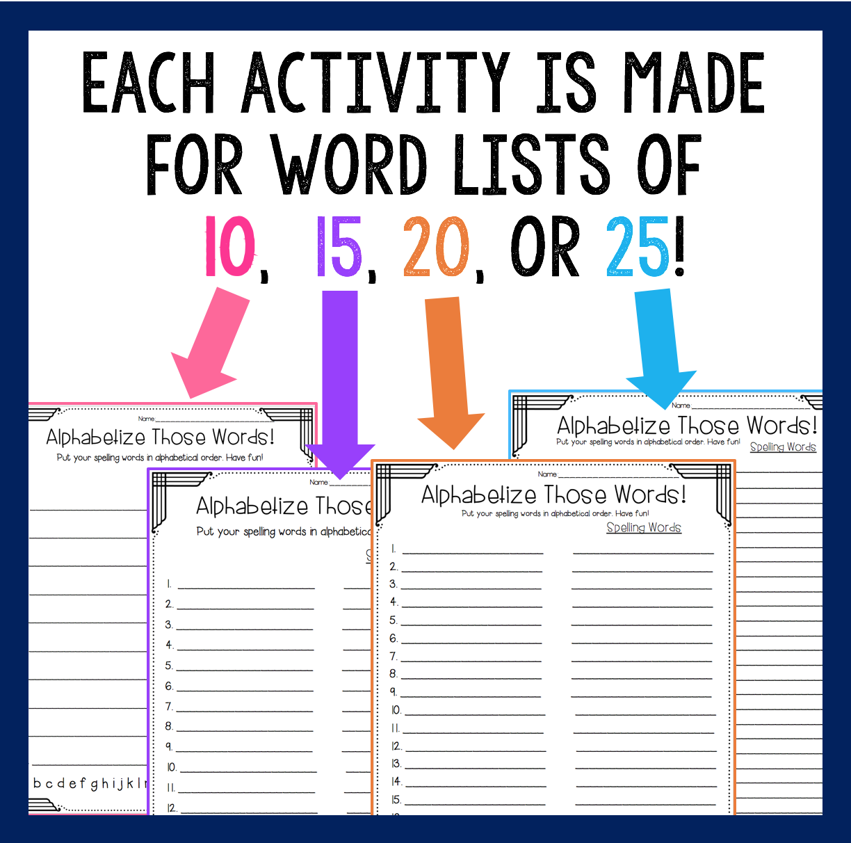 Spelling Activities: Setting Up a Spelling Center · Inspired Elementary
