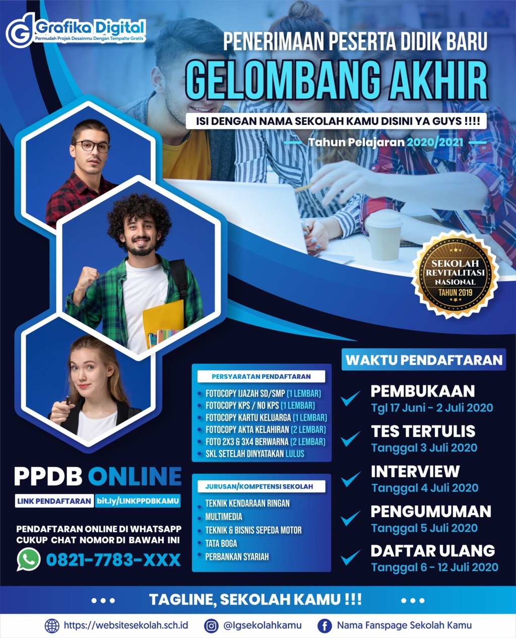 Contoh brosur sekolah cdr - majornom