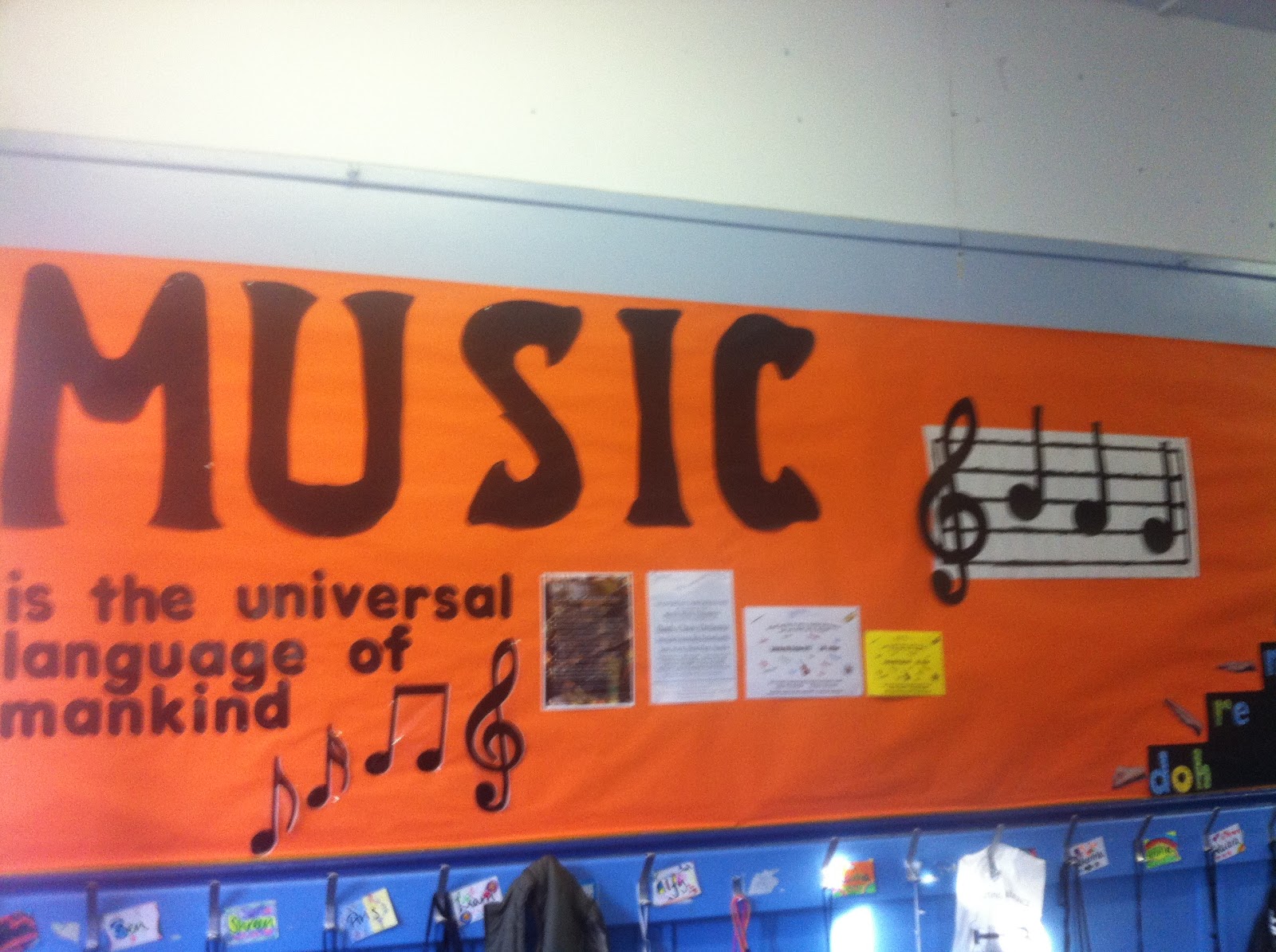 Mrs Schneider's Musical Day: My music room displays