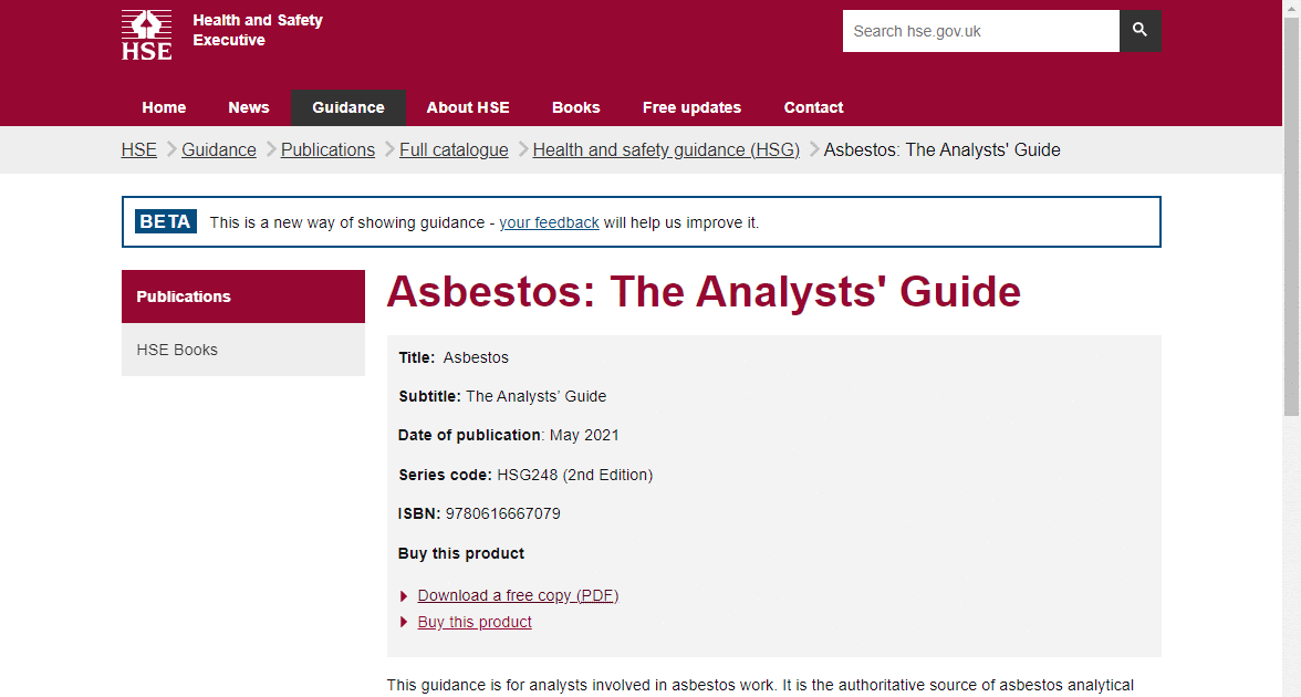 We're working on a new personal asbestos monitoring app - let us know ...