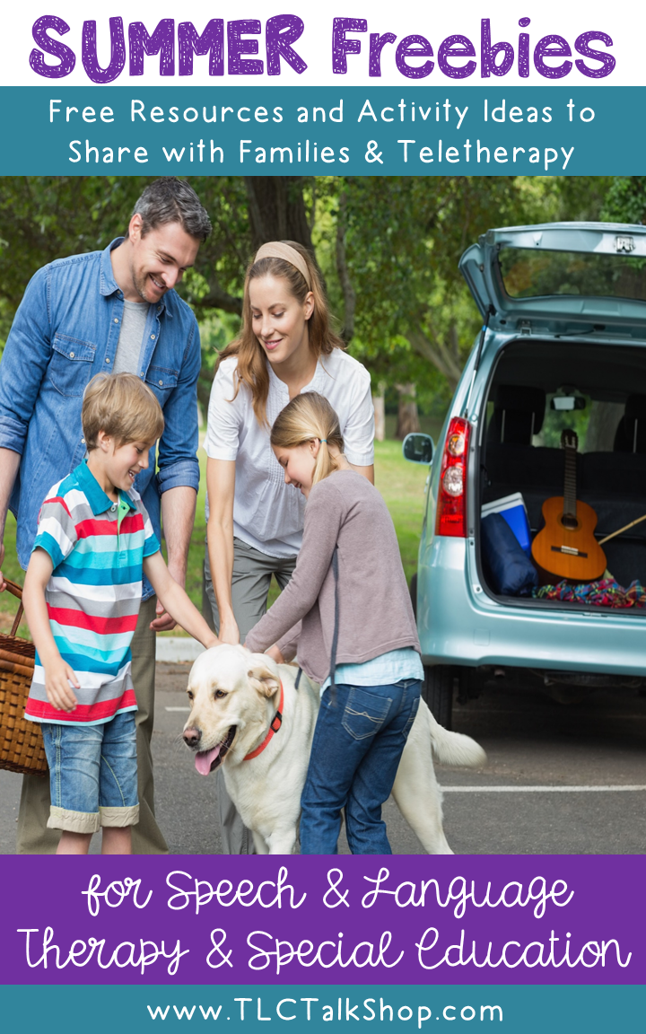 10 Summer Freebies for Speech and Language Therapy - TLC Talk Speech ...