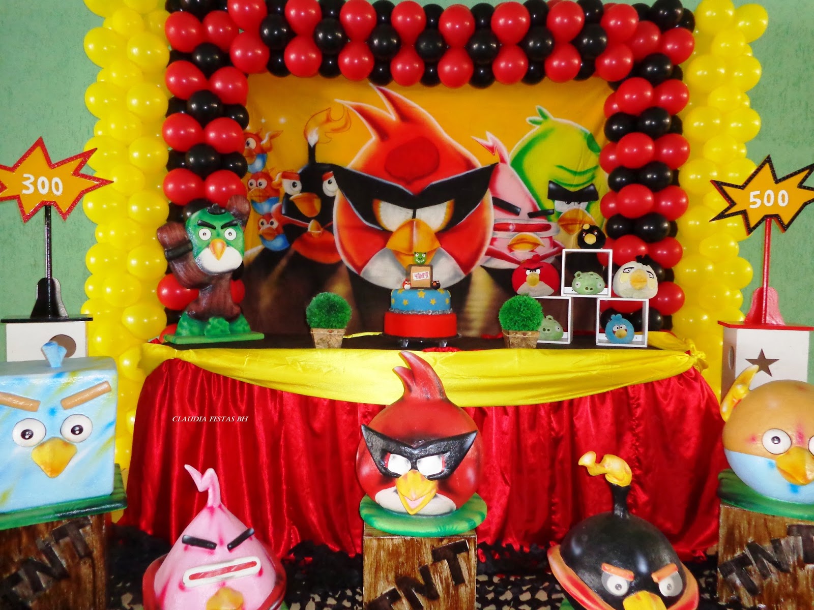 Claudia Festas BH: Tema de Festa ANGRY BIRDS