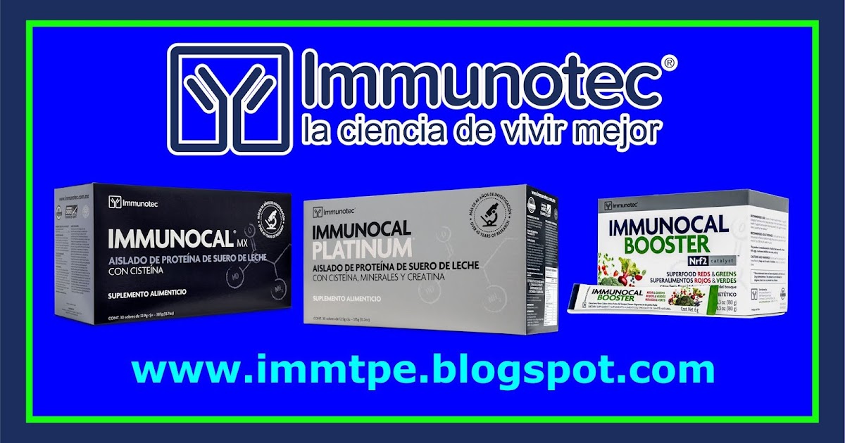 CATALOGO IMMUNOTEC: LA CIENCIA DE VIVIR MEJOR