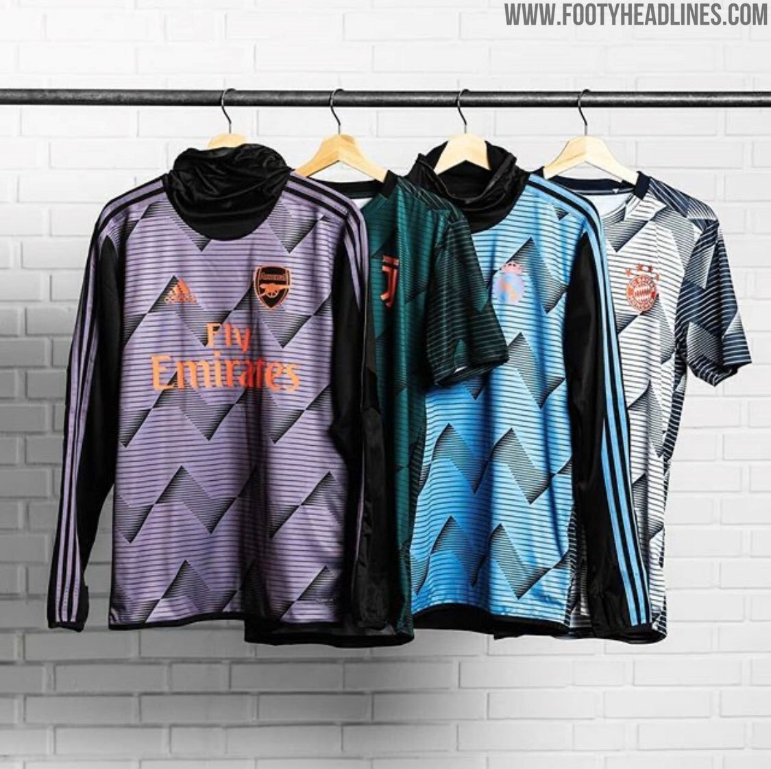 All Adidas 2020 Pre-Match Jerseys - Arsenal, Bayern, Juventus ...
