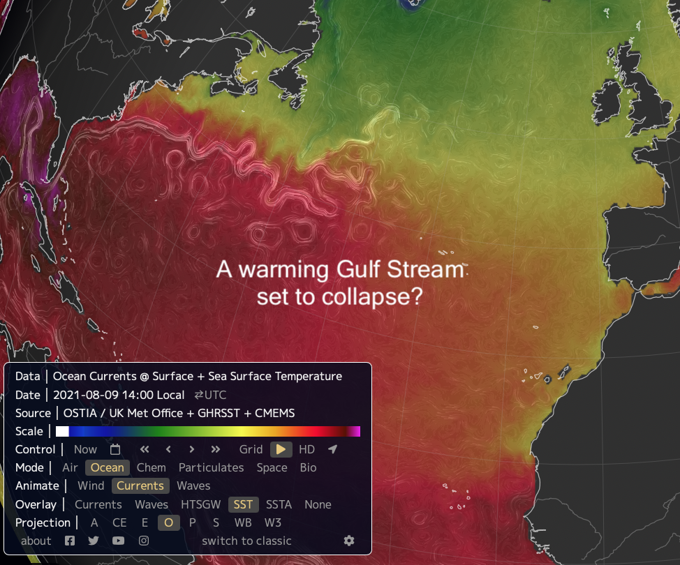 TBW: Climate scientists warn of the collapse of the Gulf Stream, one of ...