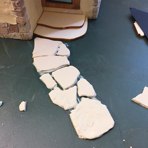 Stone path for a dollhouse/miniature | Nature's Soul Miniatures