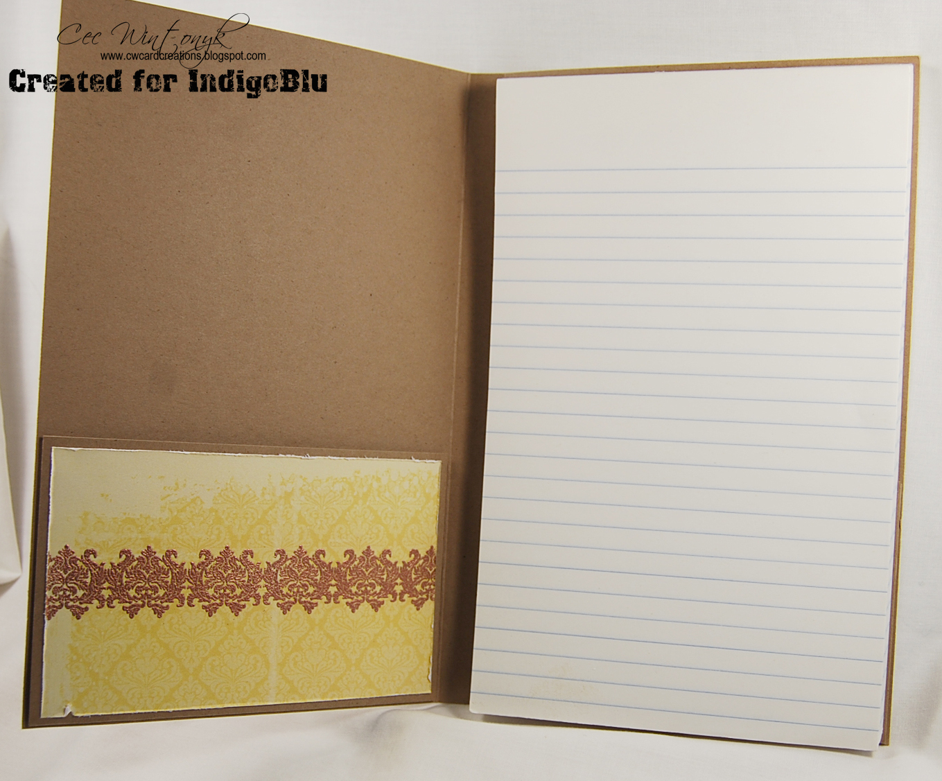 CW Card Creations: Notebook Cover