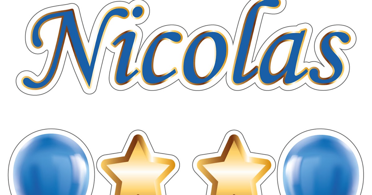 Nome Nicolas Para Imprimir - RETOEDU