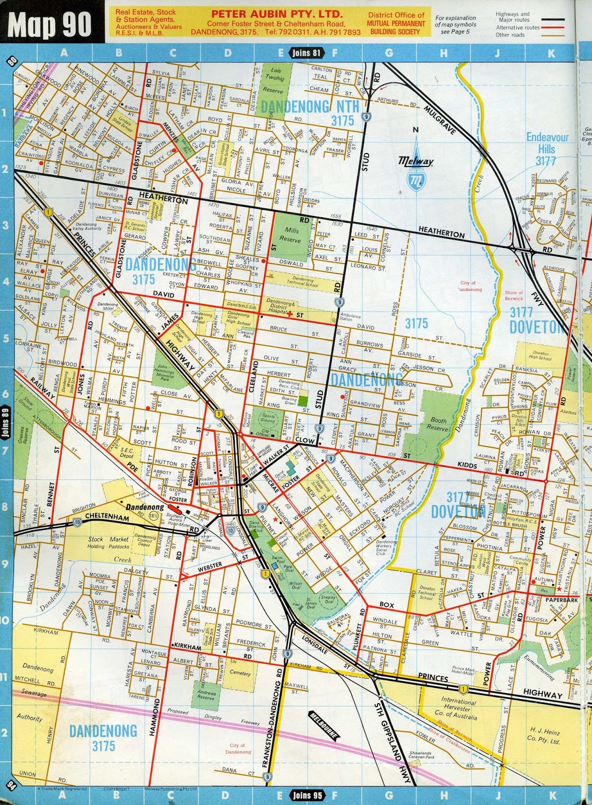 Casey Cardinia - links to our past: Melway edition 6, 1973 - the Casey ...