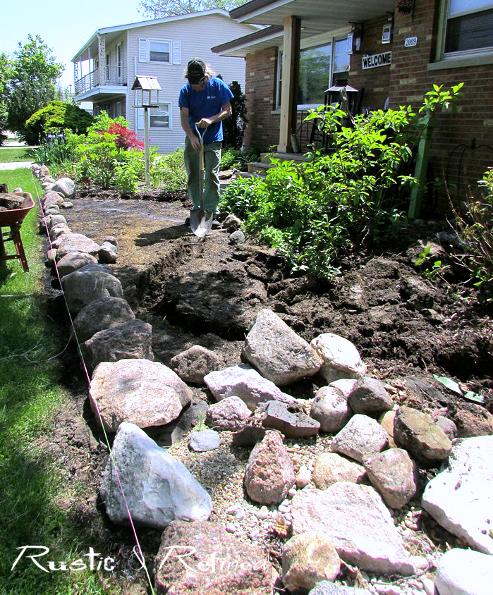 River Creek Bed Expansion DIY Project | Rustic & Refined