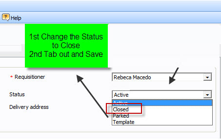 How To Close Your Requisition