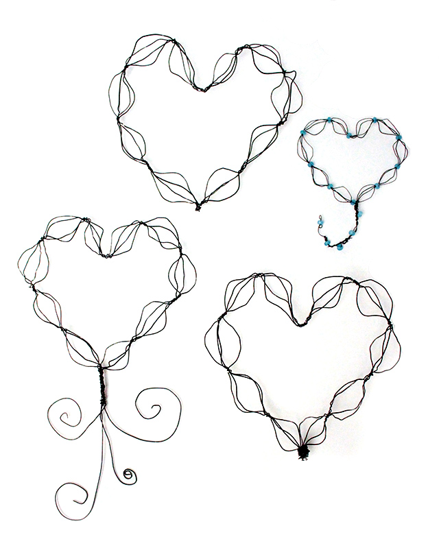 alisaburke: wire hearts