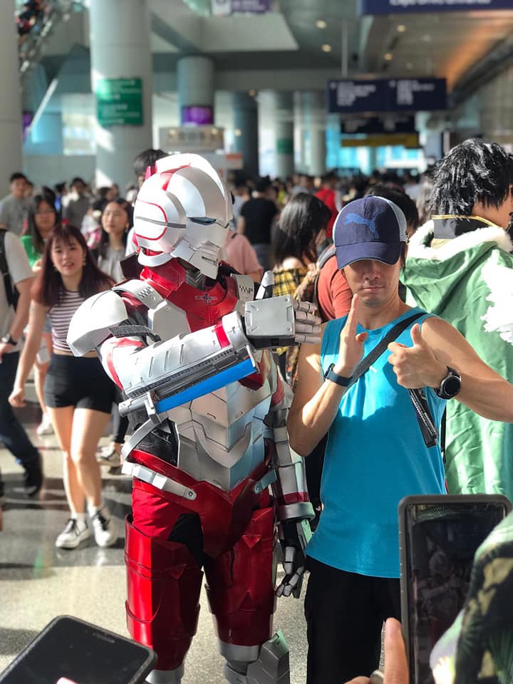 ULTRAMAN Type B Suit Cosplay Spotted @ ACGHK 2019 Event - JEFusion