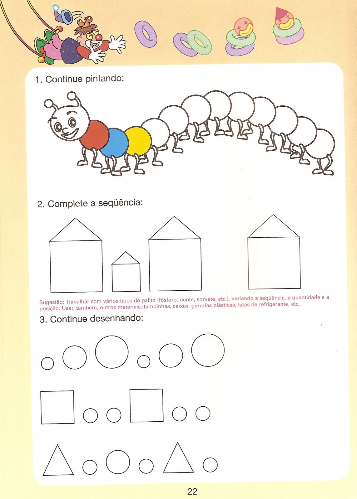 Matemática | ATIVIDADES MATERNAL EDUCAÇÃO INFANTIL ALFABETIZAÇÃO — SÓ ...