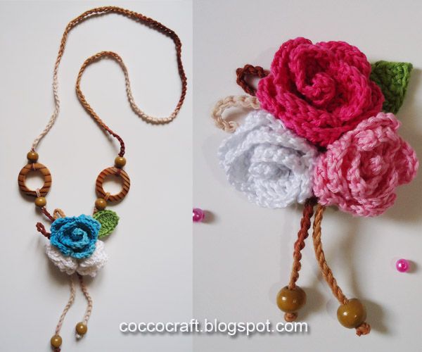 10 Crochet Flower Ideas For Accessories - Funcolor Craft
