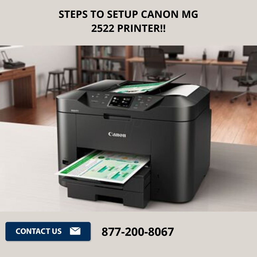 Canon Pixma MG 2522 Printer Wireless Setup