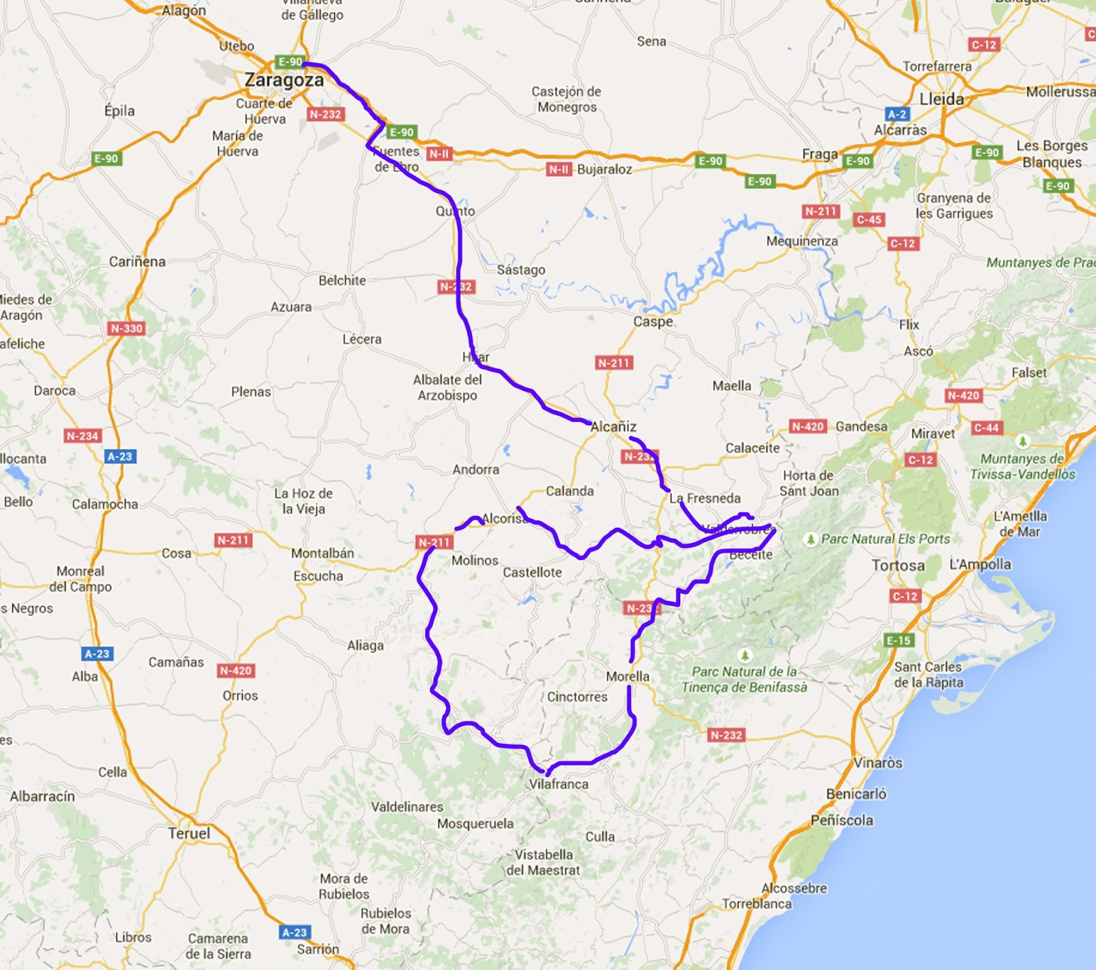 A vueltas con la moto: MATARRANYA Y EL MAESTRAZGO, EL TERUEL MÁS SALVAJE