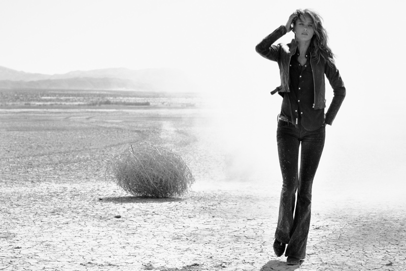 True Religion Fall/Winter 2013 Campaign featuring Karmen Pedaru