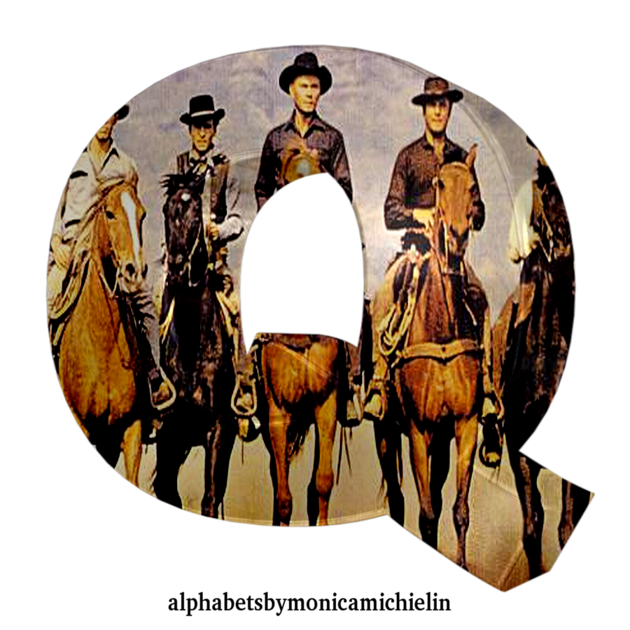 M. Michielin Alphabets: HORSE 'MAGNIFICENT SEVEN MOVIE' ALPHABET AND ...