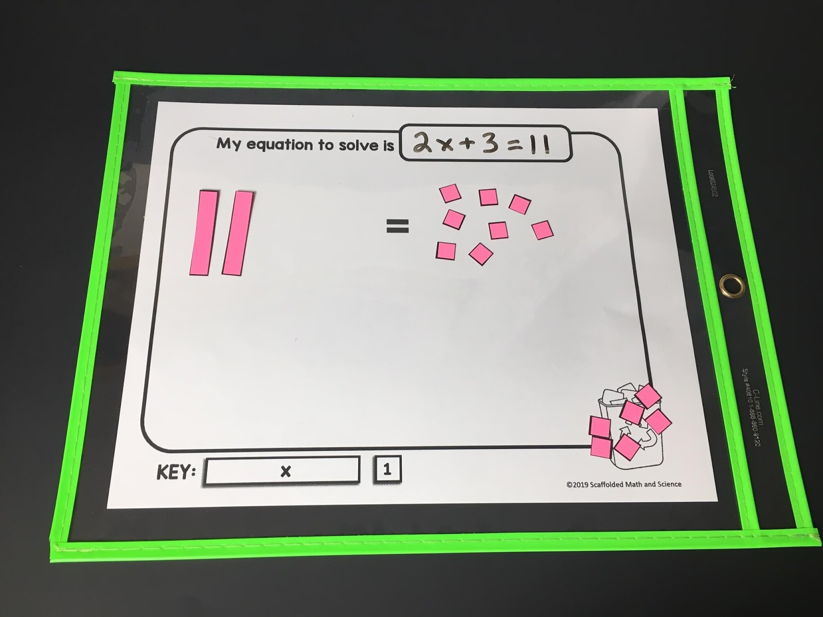 Scaffolded Math and Science: Solving equations using algebra tiles ...