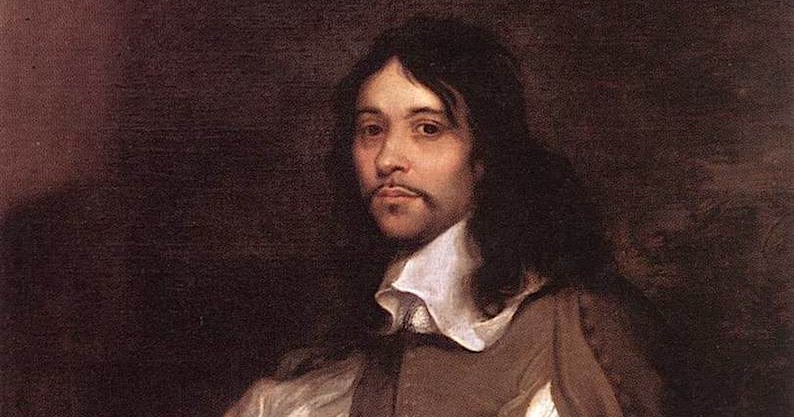 Men portraits : Sébastien Bourdon (1616-1671) - Homme aux rubans noirs