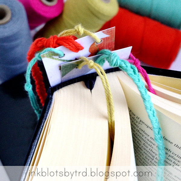 Ink Blots by TRD: Multi Strand Spine Bookmarks {The Twinery}